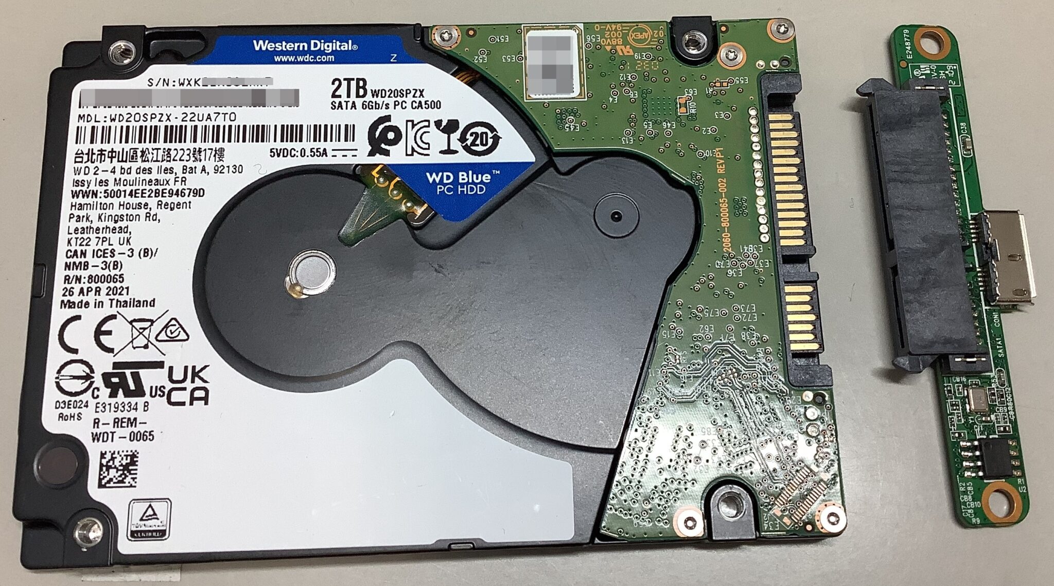 ADATA HV300-2T PCの認識も数分かかり結果アクセスできない | データSOS